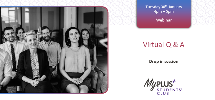 Q & A SessionMyPlus Students' Club - MyPlus Students' Club